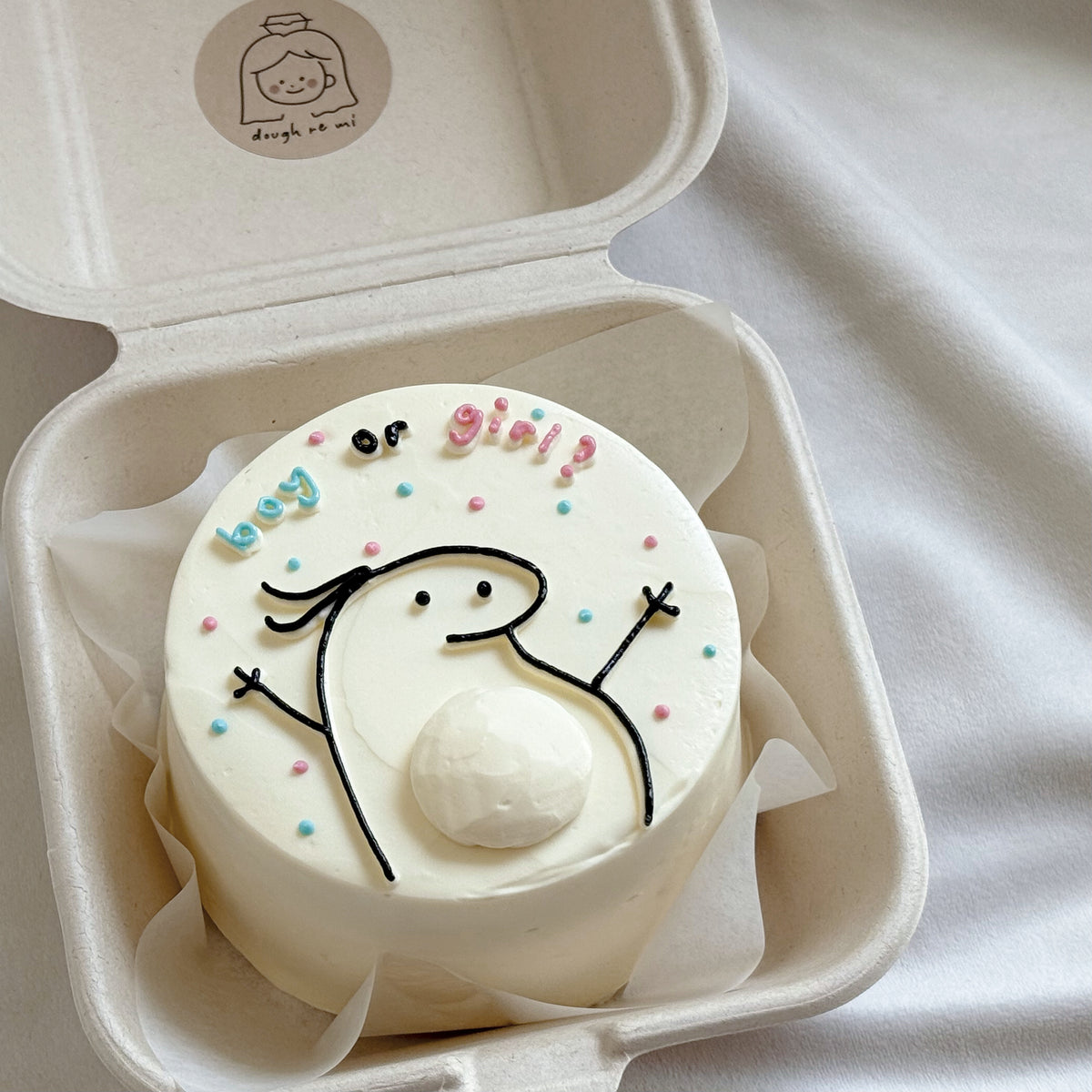 Gender Reveal (Boy or Girl?)– dough re mi cake