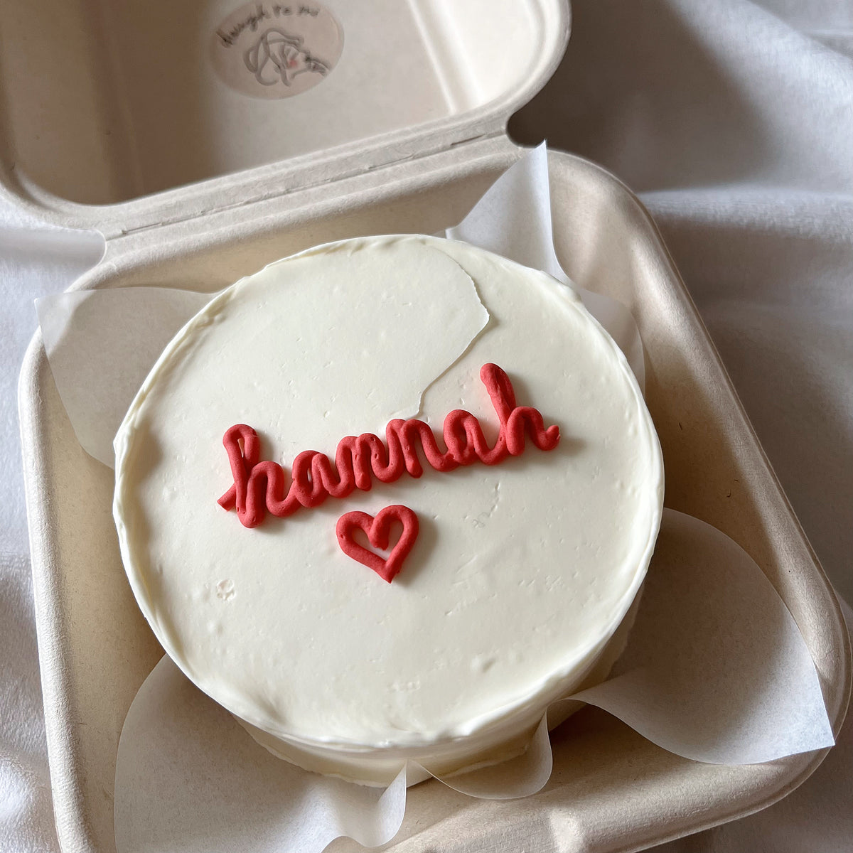 Lettering– dough re mi cake